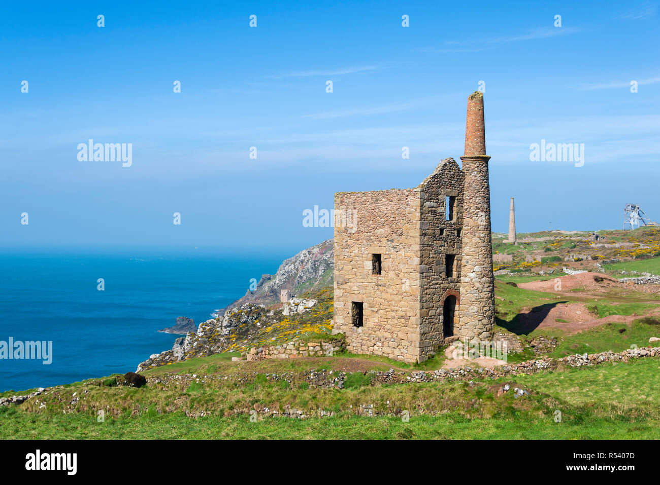 Botallack Mine - the Tin Coast. Botallack, Cornwall, England, UK Stock ...