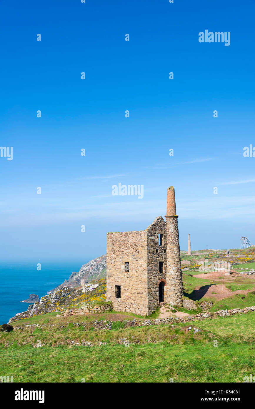 Botallack Mine - the Tin Coast. Botallack, Cornwall, England, UK Stock ...