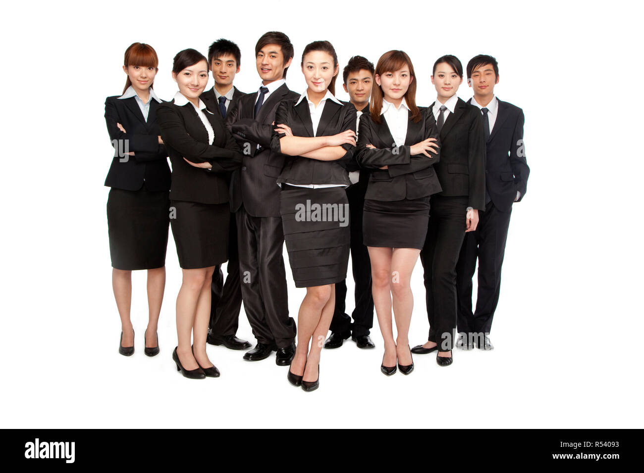 A team of business people Stock Photo - Alamy