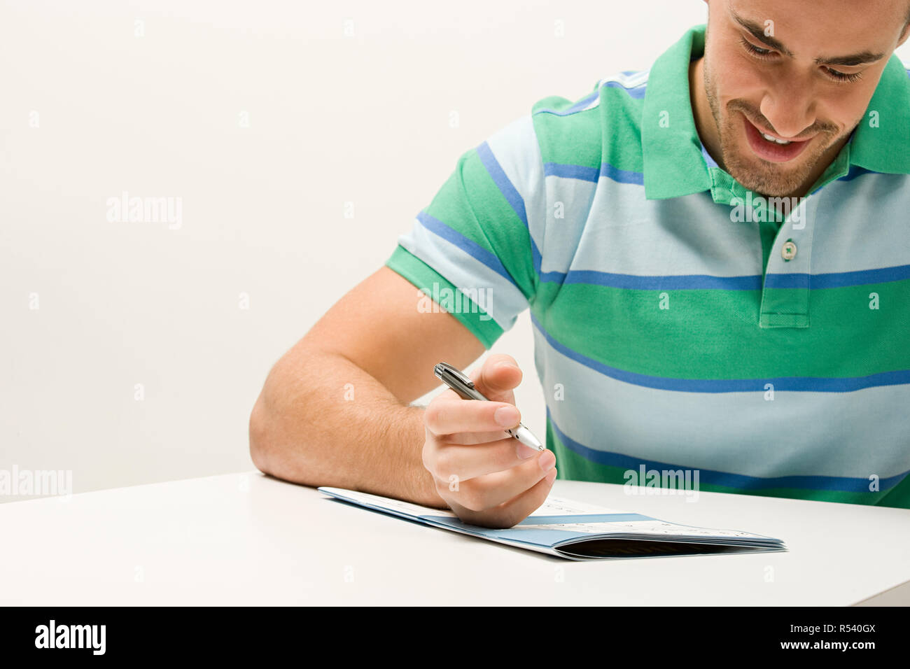 Adult doing math hi-res stock photography and images - Alamy