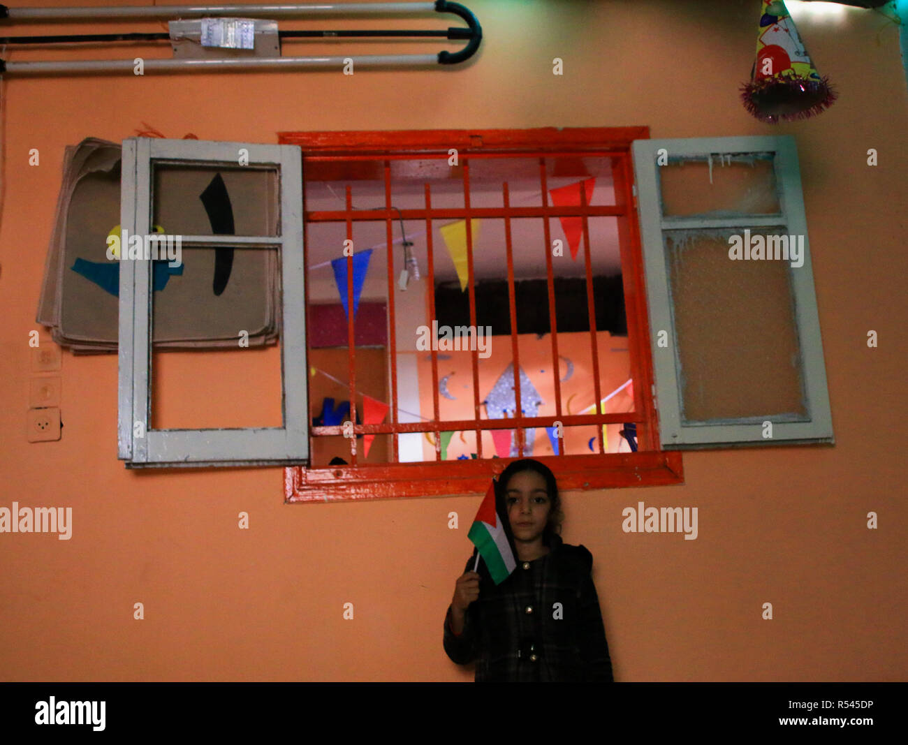 November 29, 2018 - The Cairo kindergarten in Gaza City organizes a ...