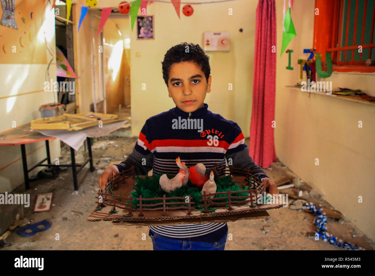 November 29, 2018 - The Cairo kindergarten in Gaza City organizes a ...