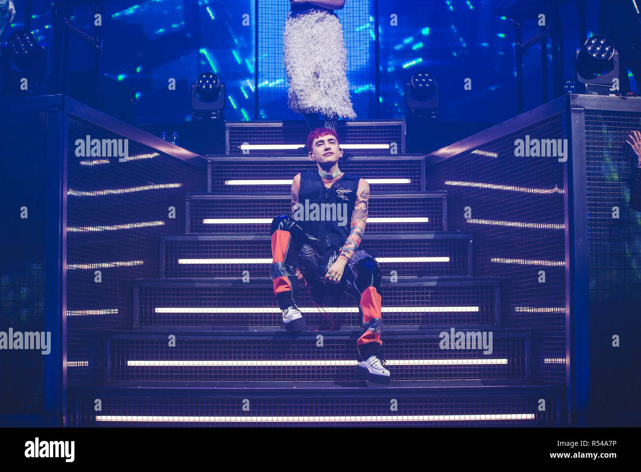 Manchester, UK. November 29, 2018 - Olly Alexander, Mikey Goldsworthy ...