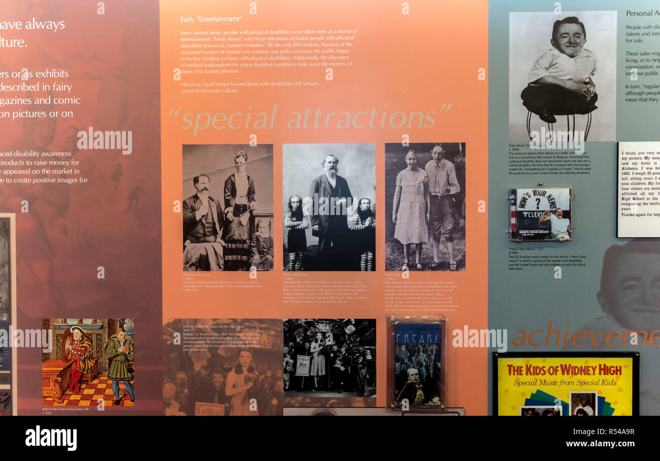 Buffalo, New York, USA. 28th Nov, 2018. The Museum of disABILITY ...