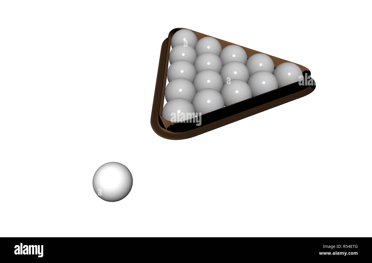 pool billiards balls released Stock Photo - Alamy