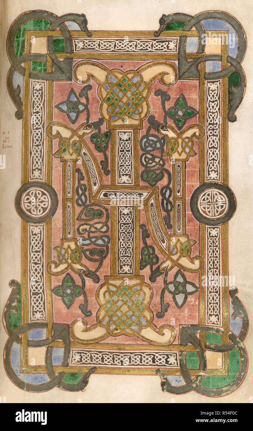 With initials gospels of st luke st john 9th hi-res stock photography ...