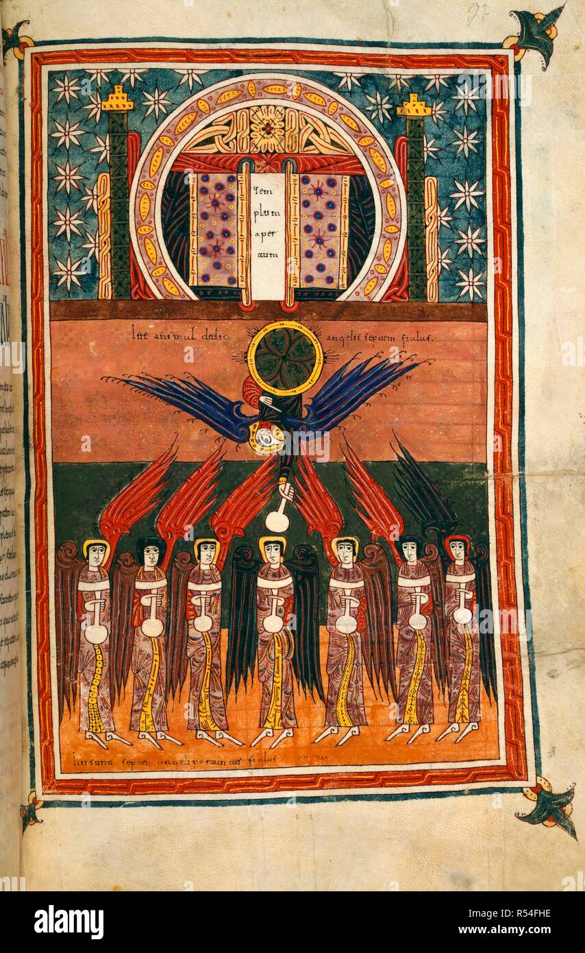 Seven plague angels. Silos Apocalypse. Spain (Silos), 1109. (Whole ...