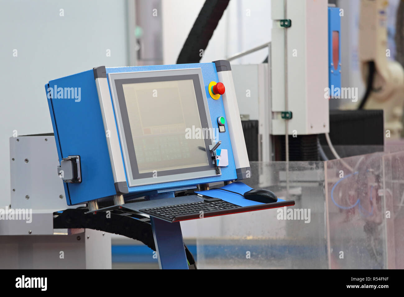 Computer Machine Control Stock Photo - Alamy