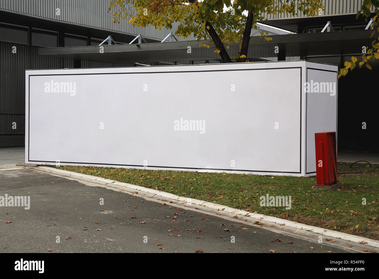 Advertising Billboard Box Stock Photo - Alamy