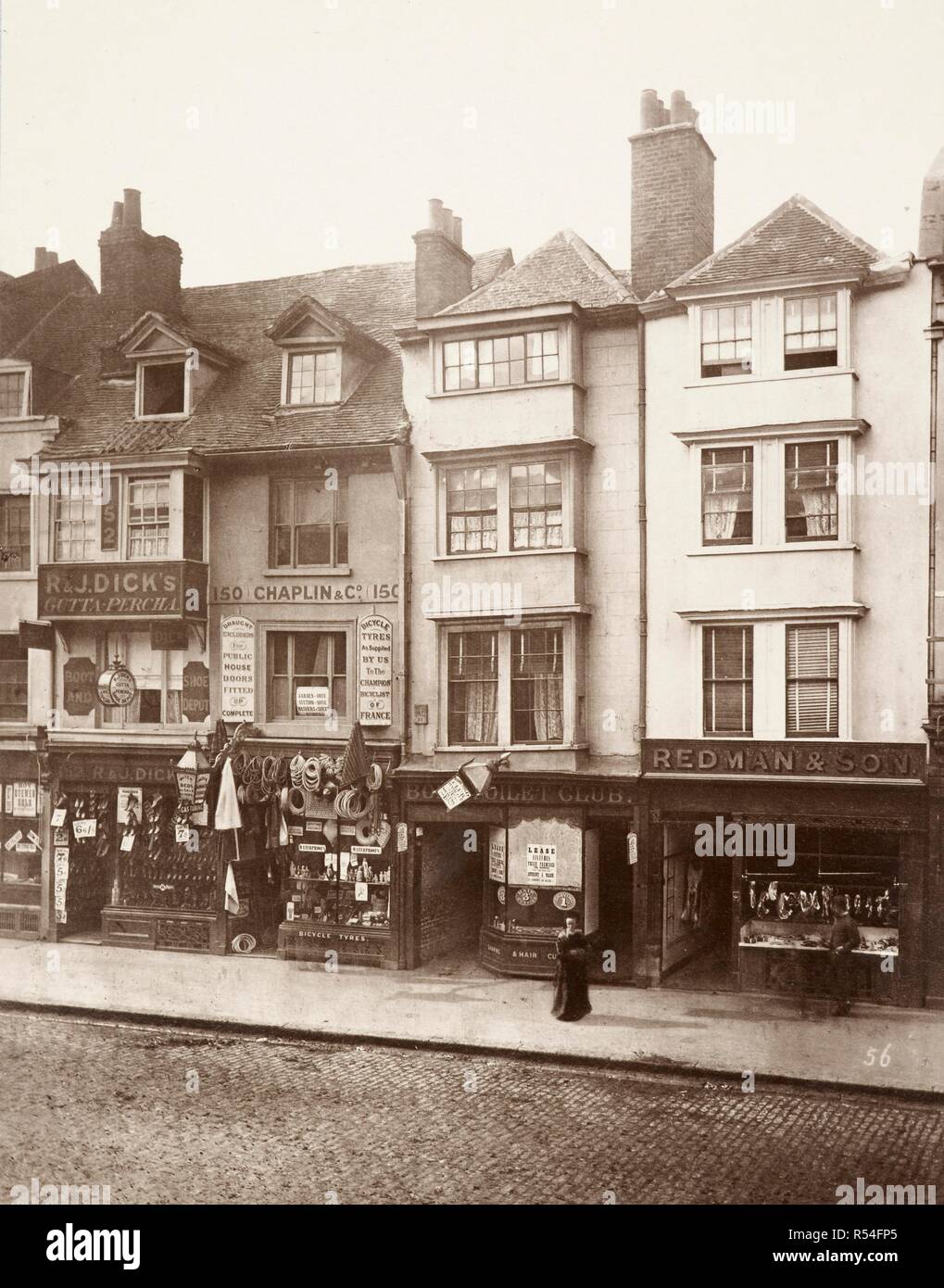 Old Houses in Borough High Street, Southwark. One hundred and twenty ...