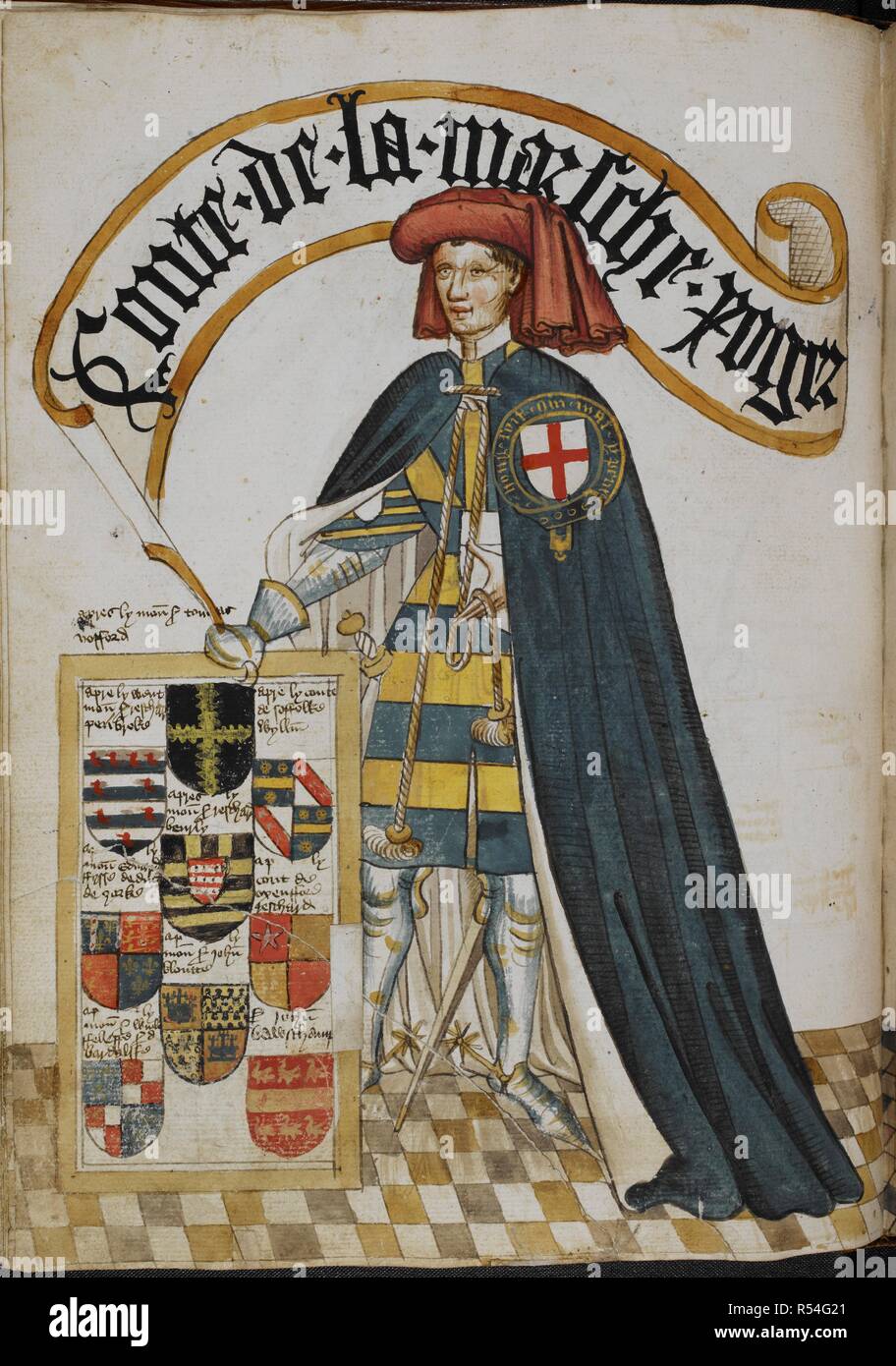 Portrait of Roger Mortimer, Earl of March, a Knight Founder of the ...