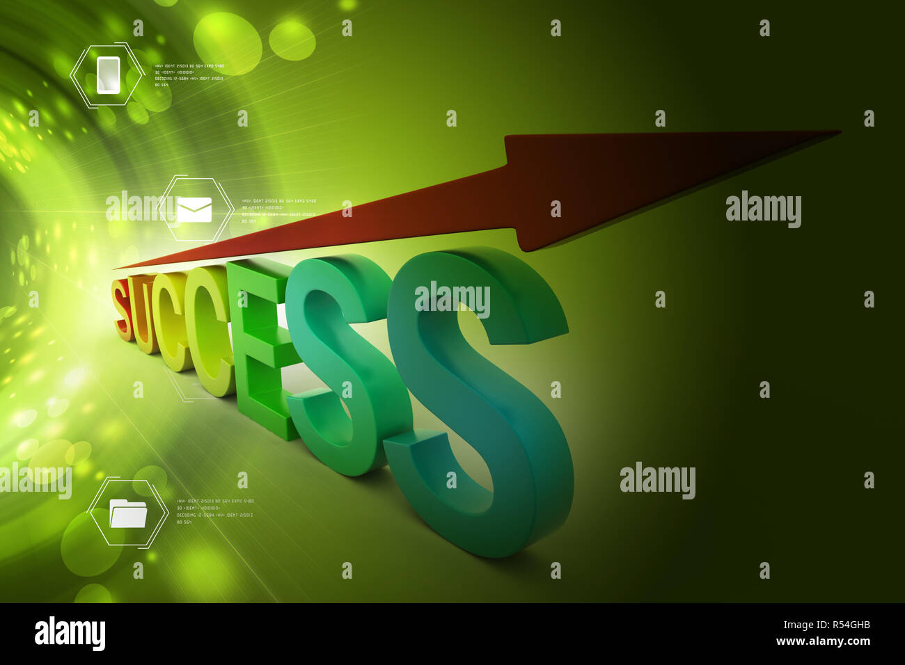Business success graph Stock Photo - Alamy