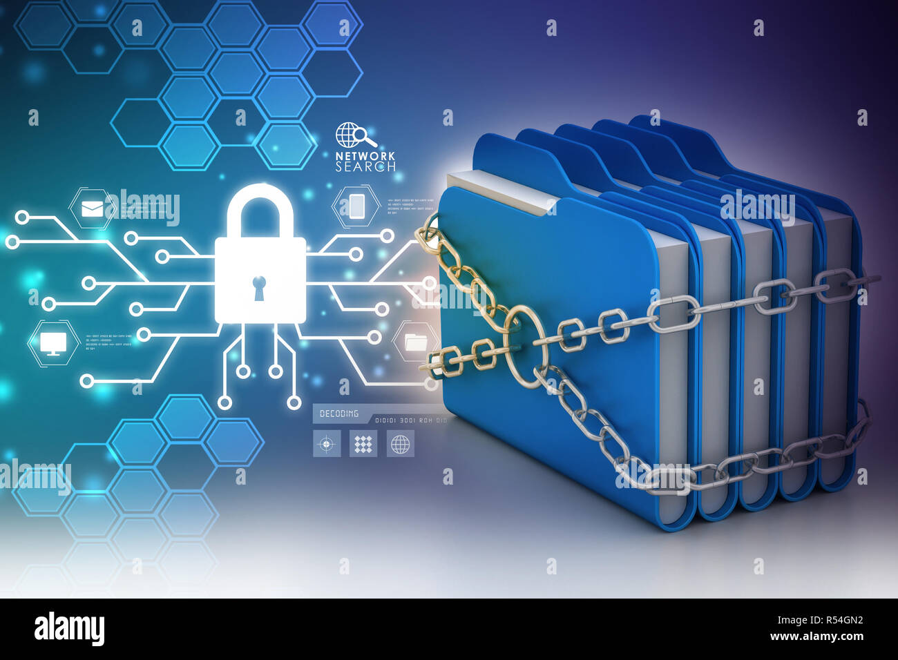 folder locked by chains Stock Photo - Alamy