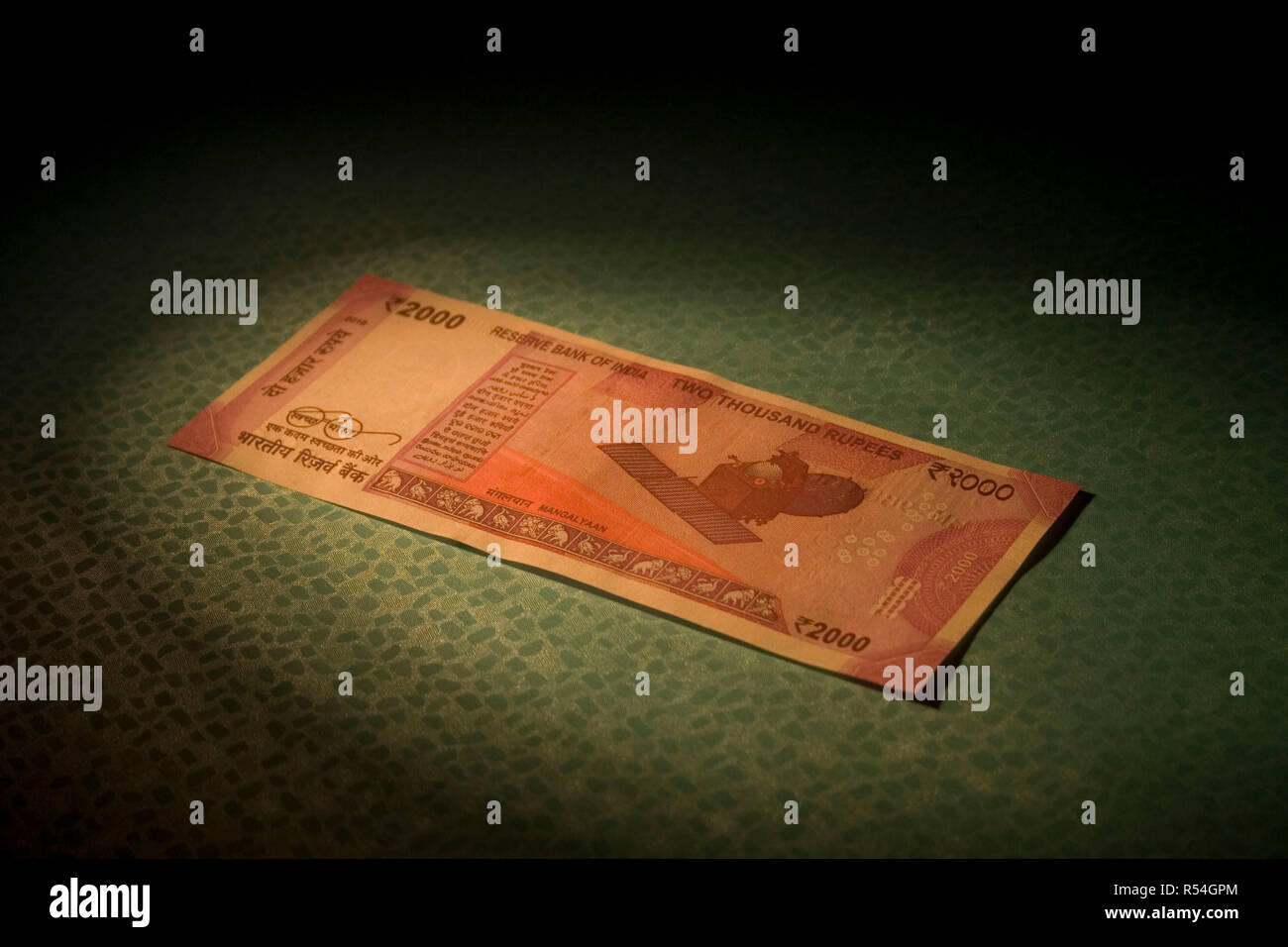 Abundance Cash 2000 Rupees Notes Nobody Lottery Money Concept Stock ...