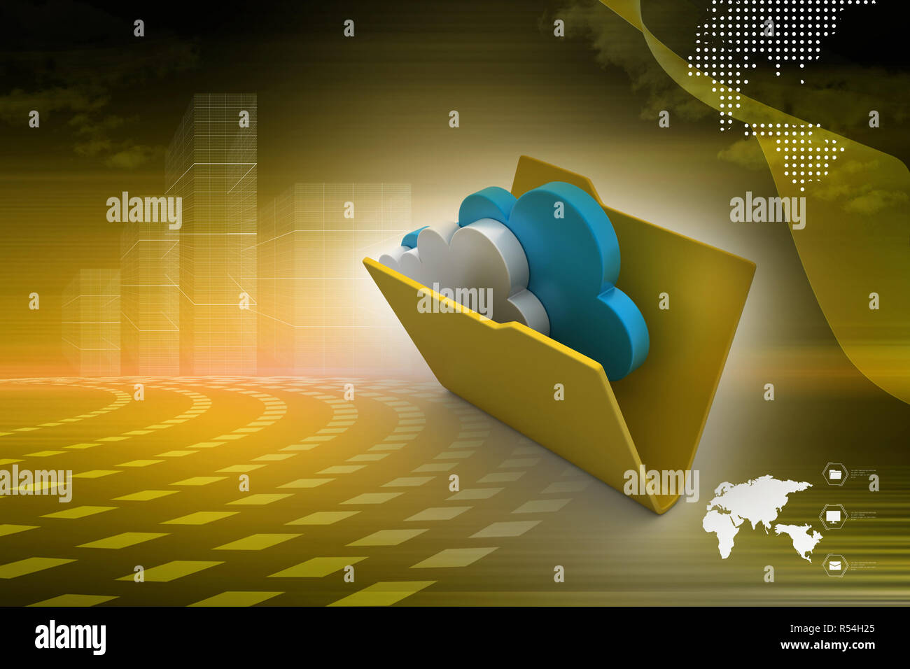 Cloud storage concept Stock Photo - Alamy