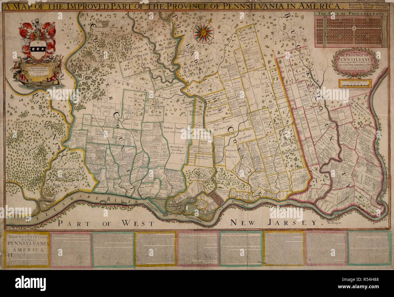 Chester pennsylvania map hi-res stock photography and images - Alamy