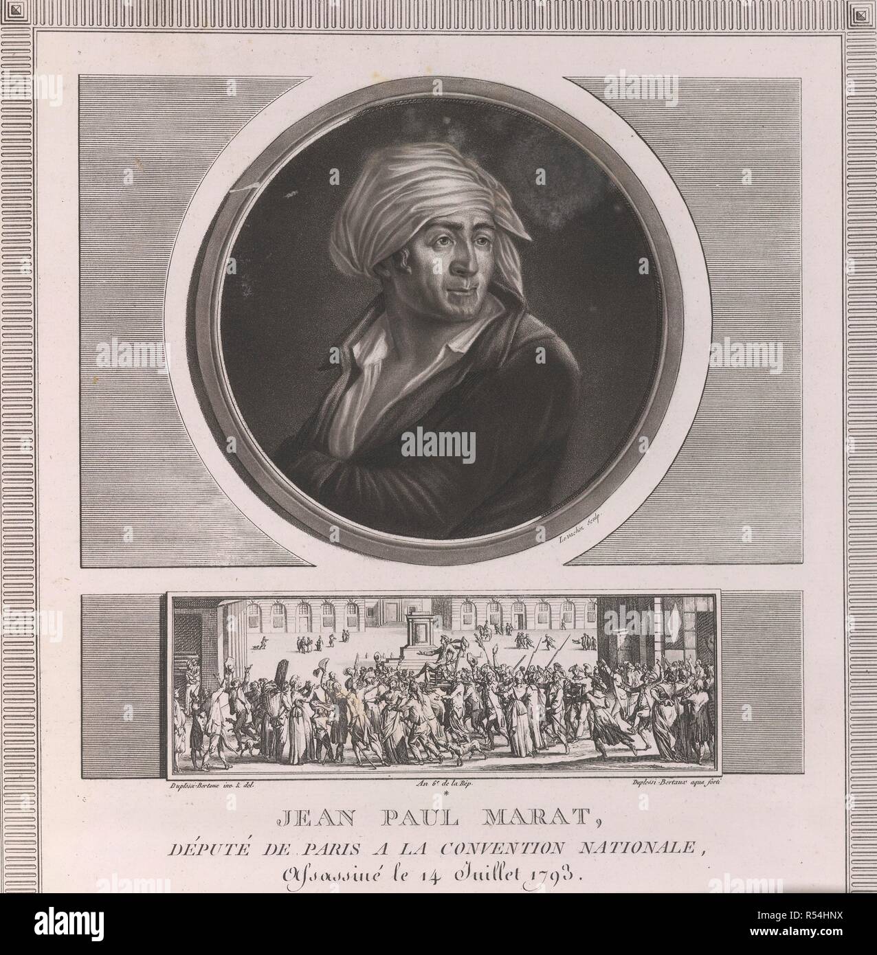 Jean Paul Marat. Historical Pictures, representing the most remarka. J ...