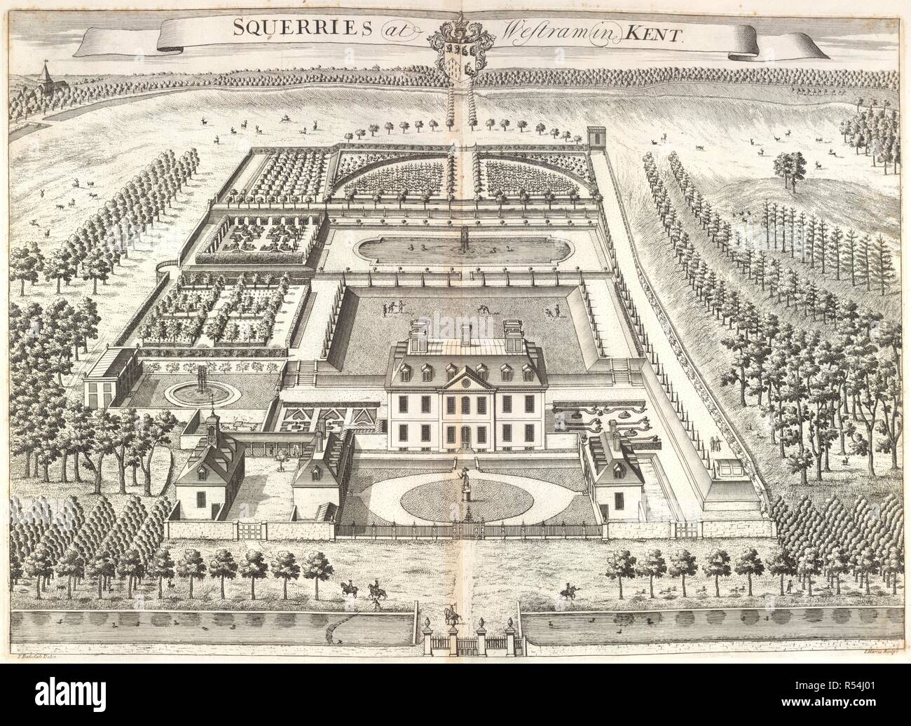 View of Squerries. Thirty Six Different Views of Noblemen and Gentlem ...