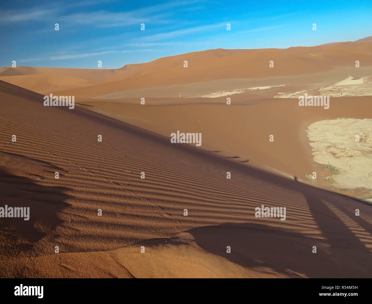 shadows in the desert Stock Photo - Alamy
