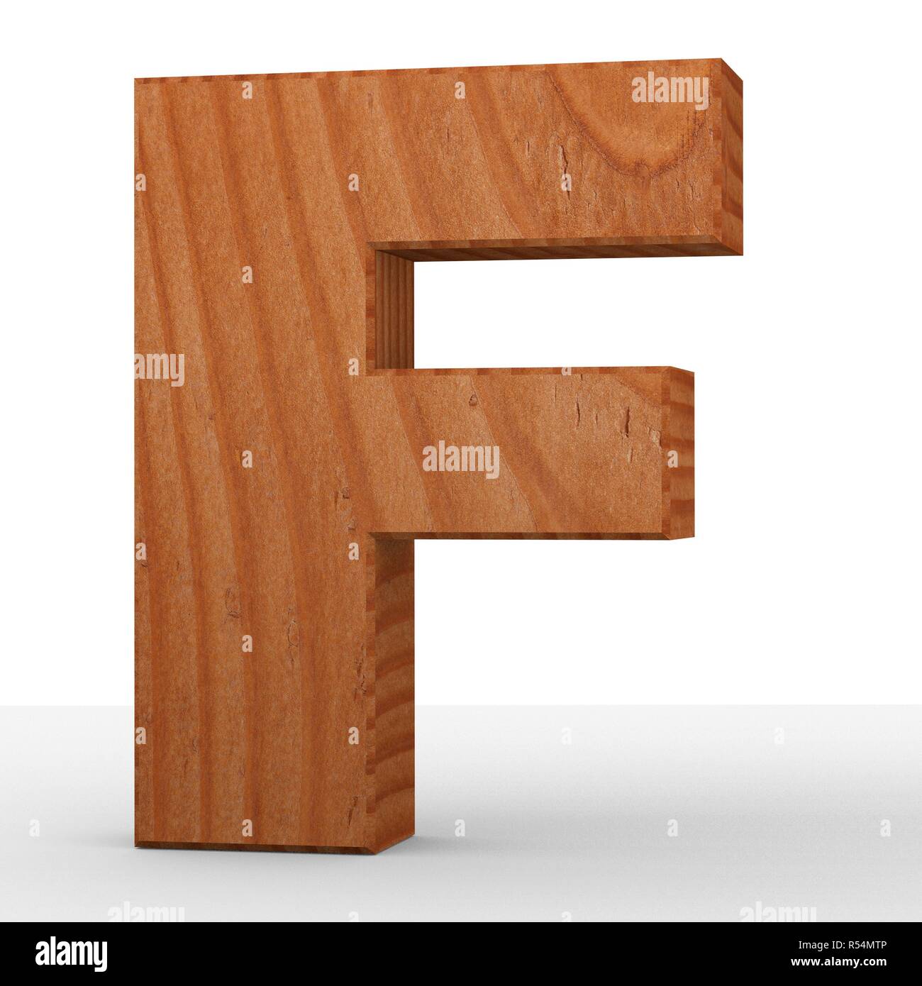 3D decorative wooden Alphabet, capital letter F Stock Photo - Alamy