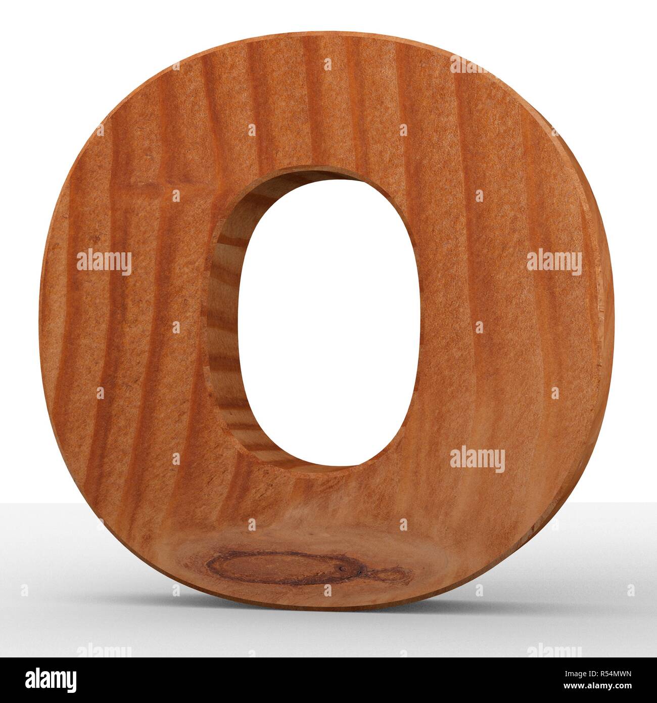3D decorative wooden Alphabet, capital letter O Stock Photo - Alamy