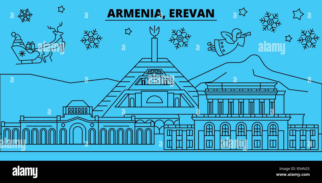 Erevan armenia architecture Stock Vector Images - Alamy