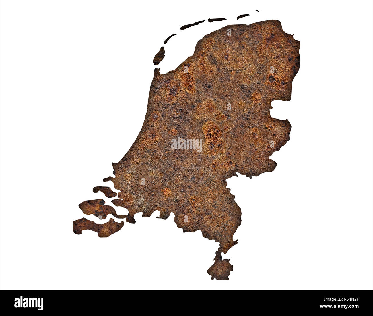 Map of the netherlands Cut Out Stock Images & Pictures - Alamy