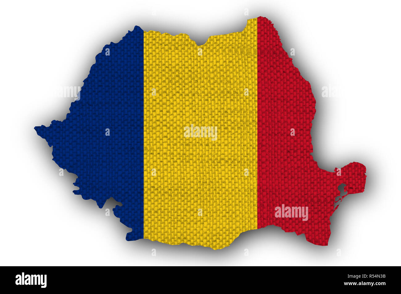map of romania on texture Stock Photo - Alamy