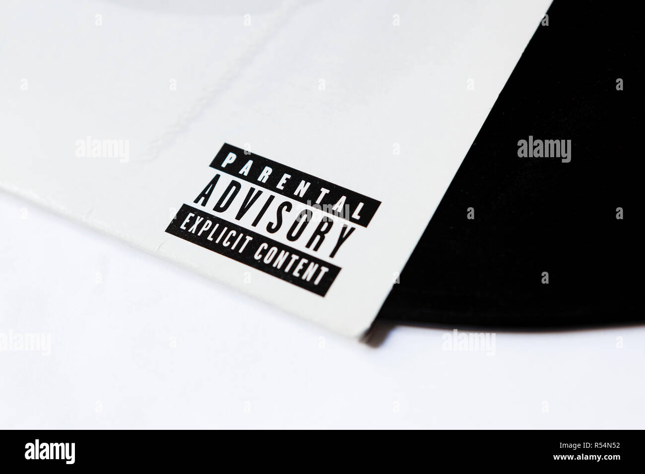 Parental advisory hi-res stock photography and images - Alamy