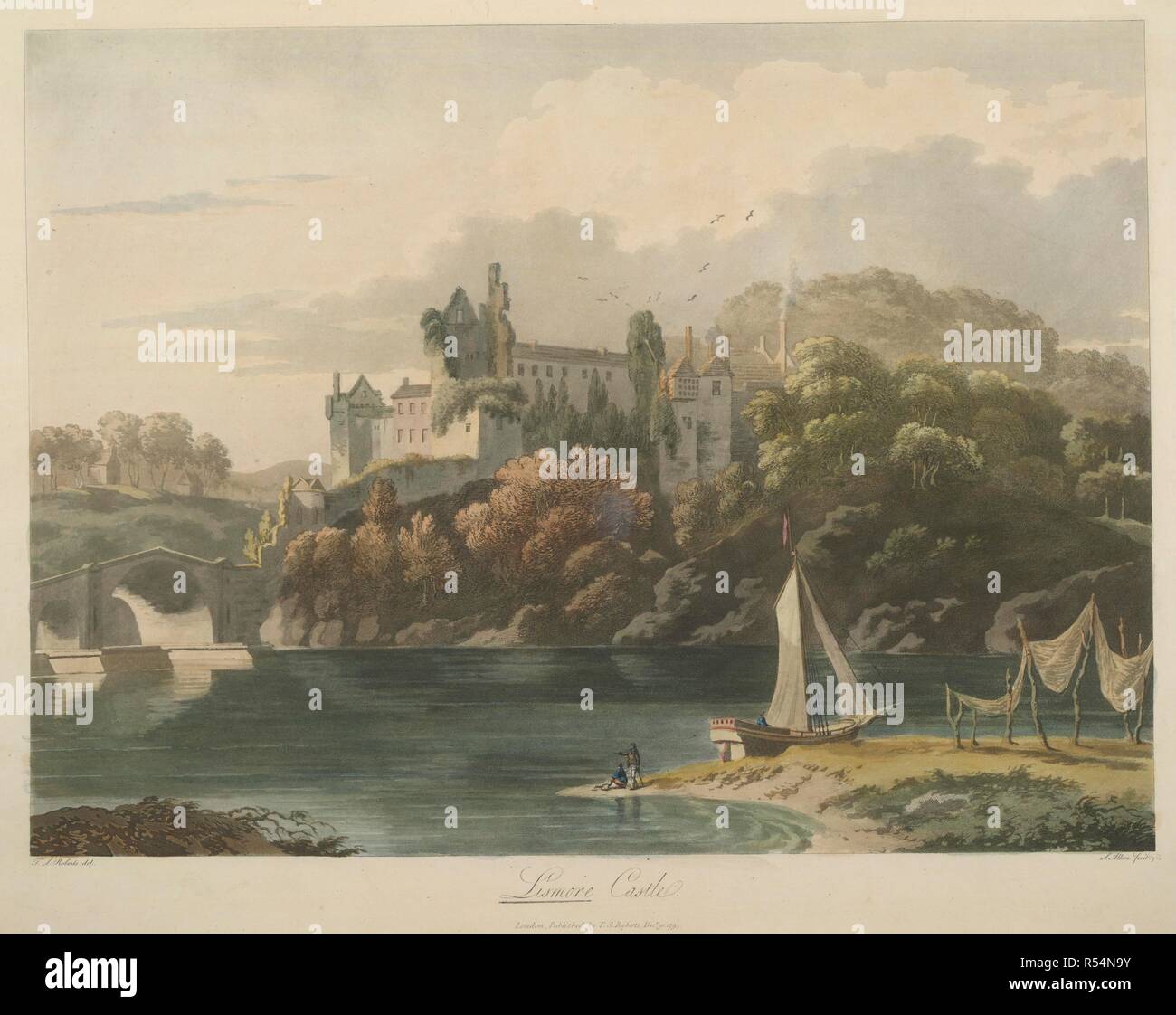 A view of Lismore Castle, County Waterford. View of Lismore Castle ...