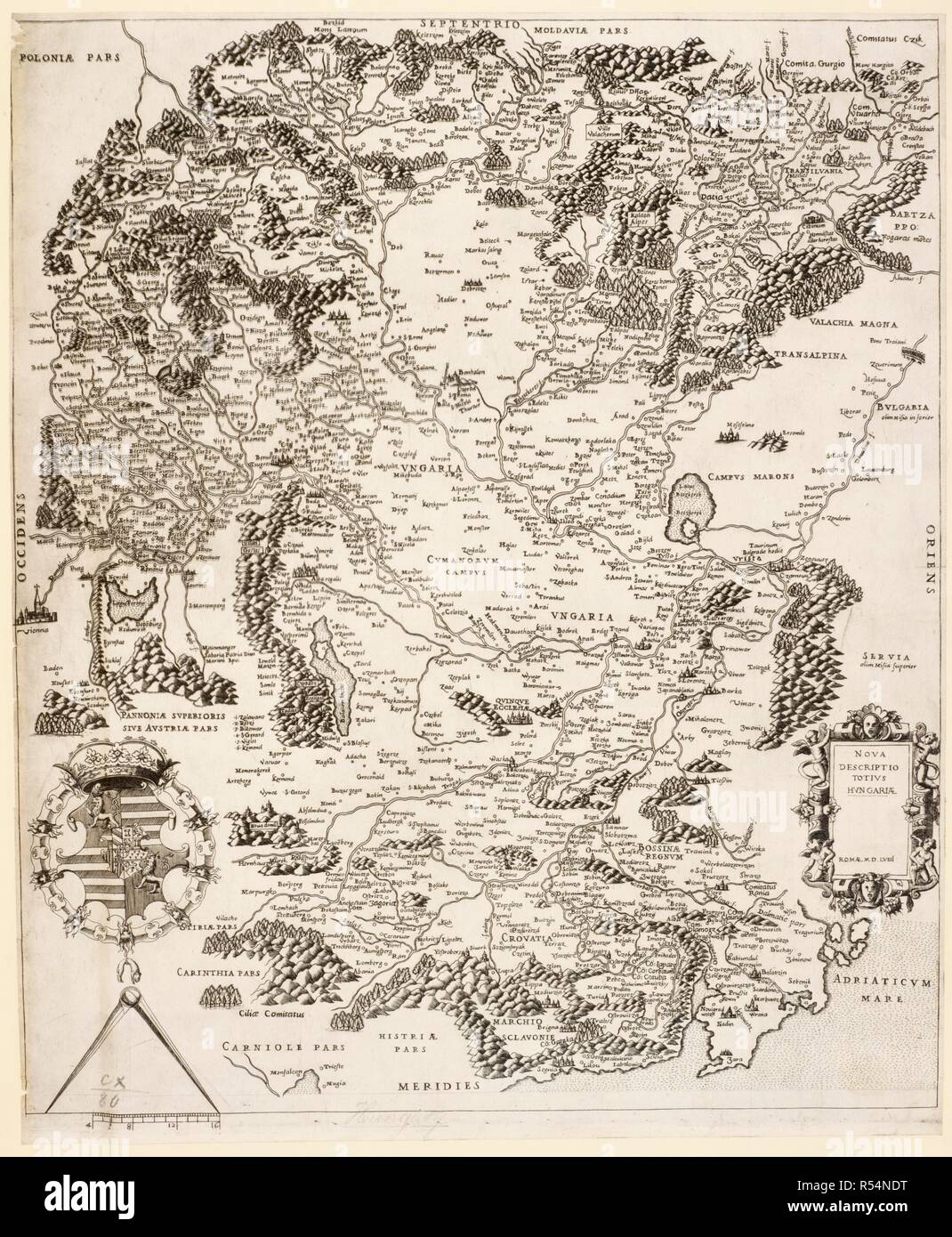 16th century hungary map hi-res stock photography and images - Alamy