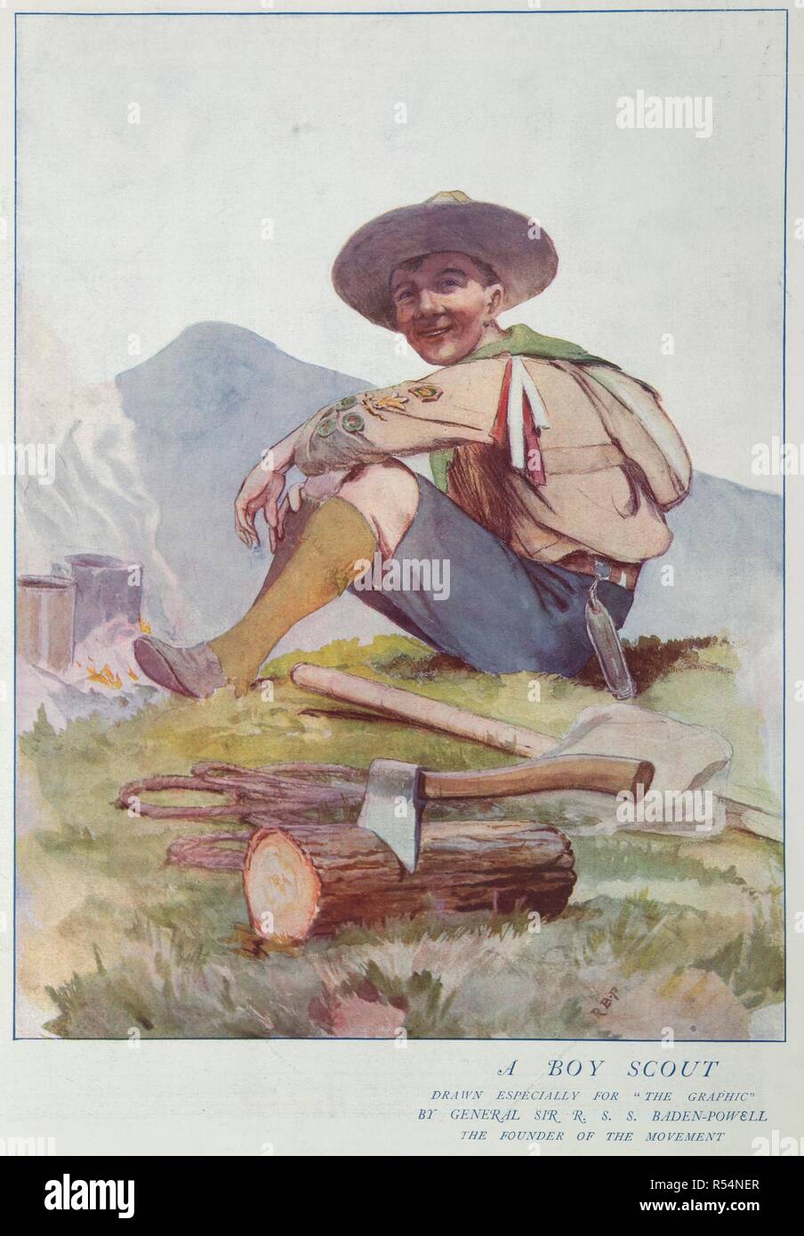 Founder of boy scout movement hi-res stock photography and images - Alamy