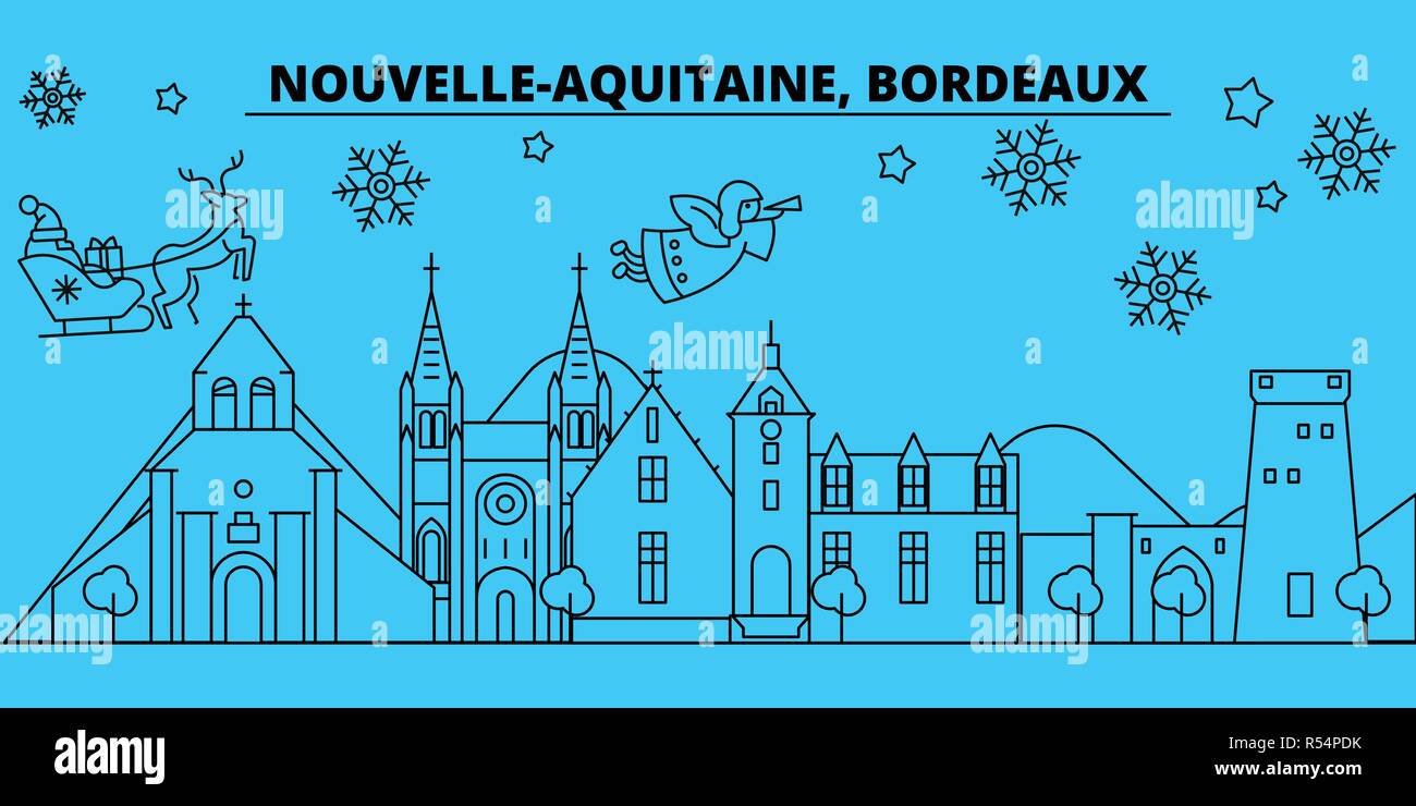 Bordeaux and winter and france Stock Vector Images - Alamy
