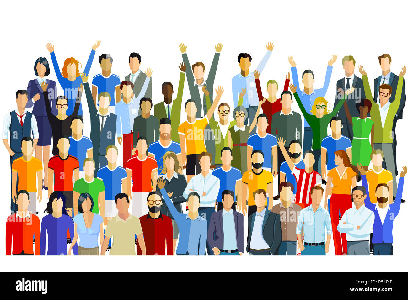 people group and crowd Stock Photo - Alamy