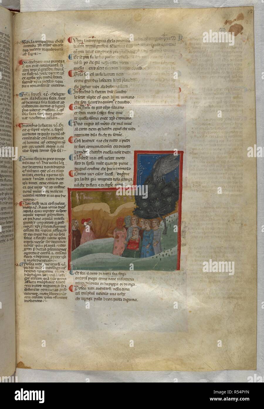 Purgatorio: Dante sees Beatrice among the virtuous under the Tree of ...