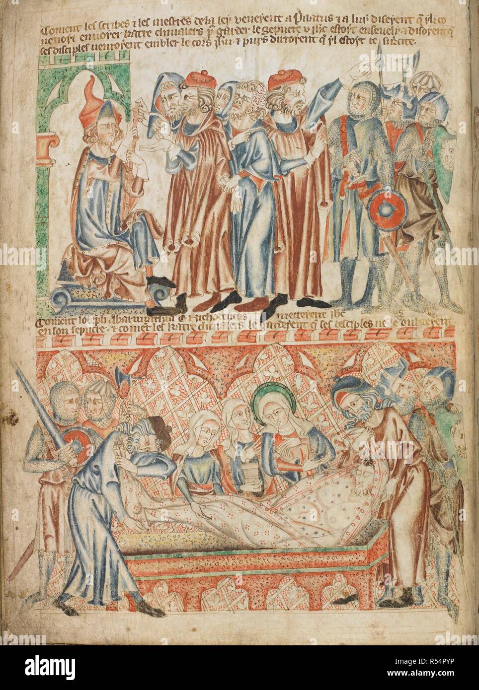 The Holkham Bible Picture Book High Resolution Stock Photography and ...