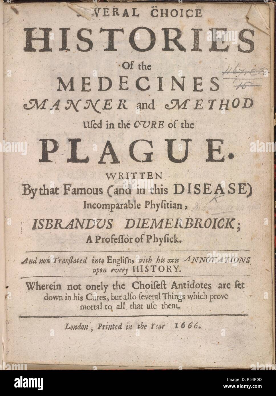 1666 plague london hi-res stock photography and images - Alamy