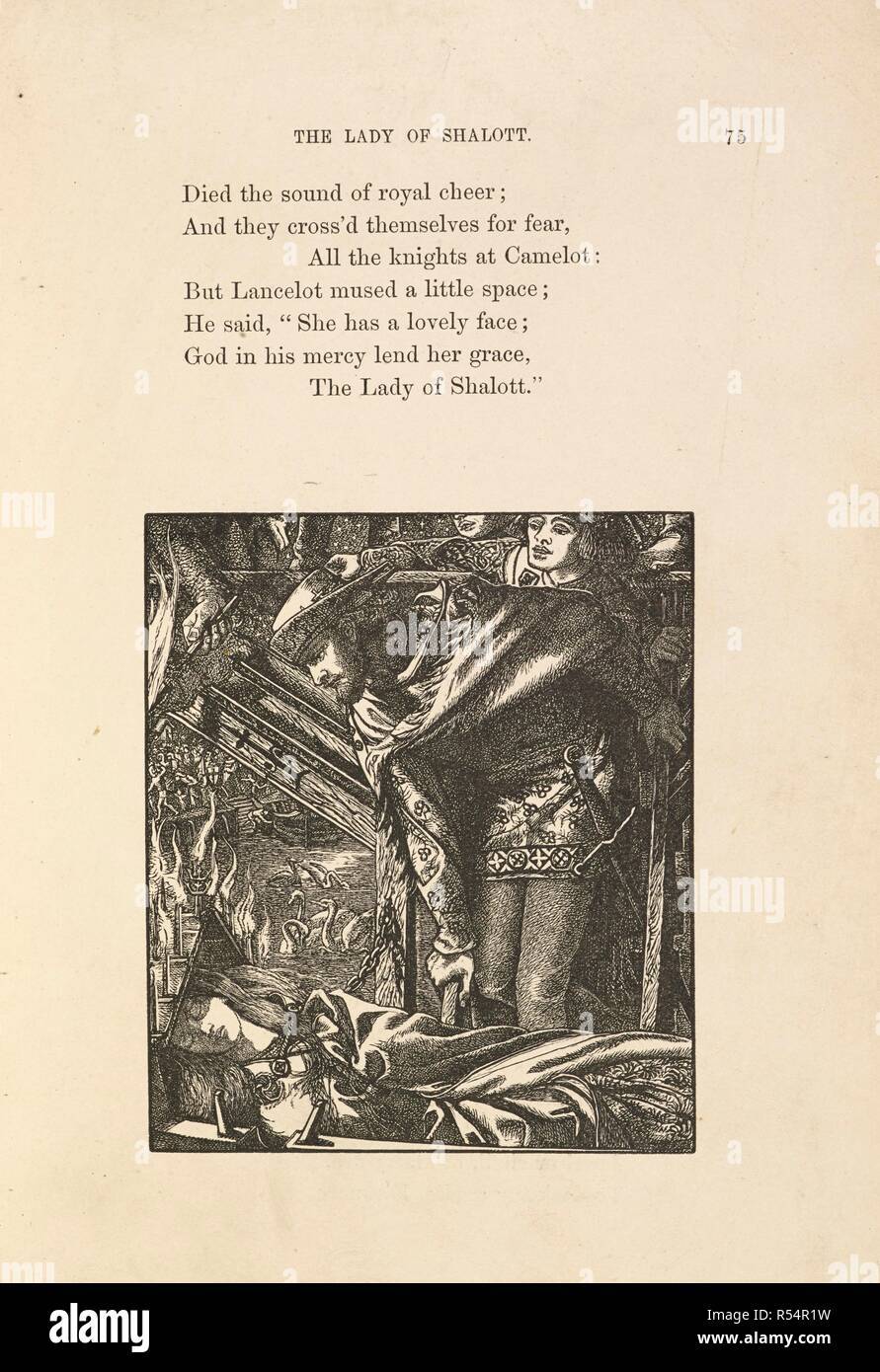 The lady of shalott tennyson hi-res stock photography and images - Alamy