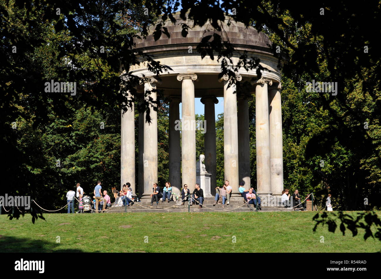 Evergreen Country Look in Herrenhausen Gardens Hanover Germany Stock ...