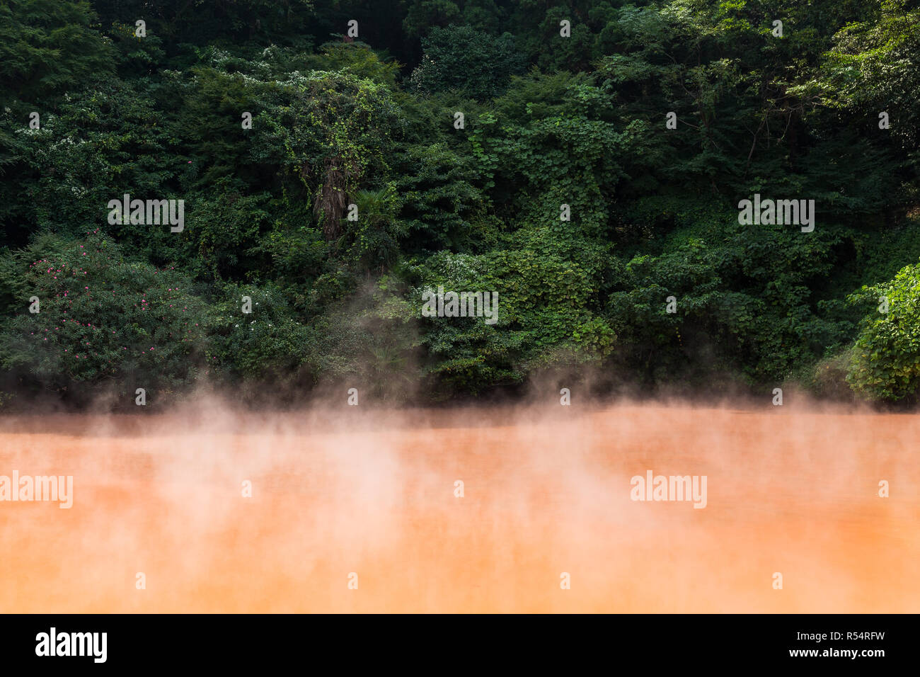 Blood Pond Hell in Beppu, Japan Stock Photo - Alamy