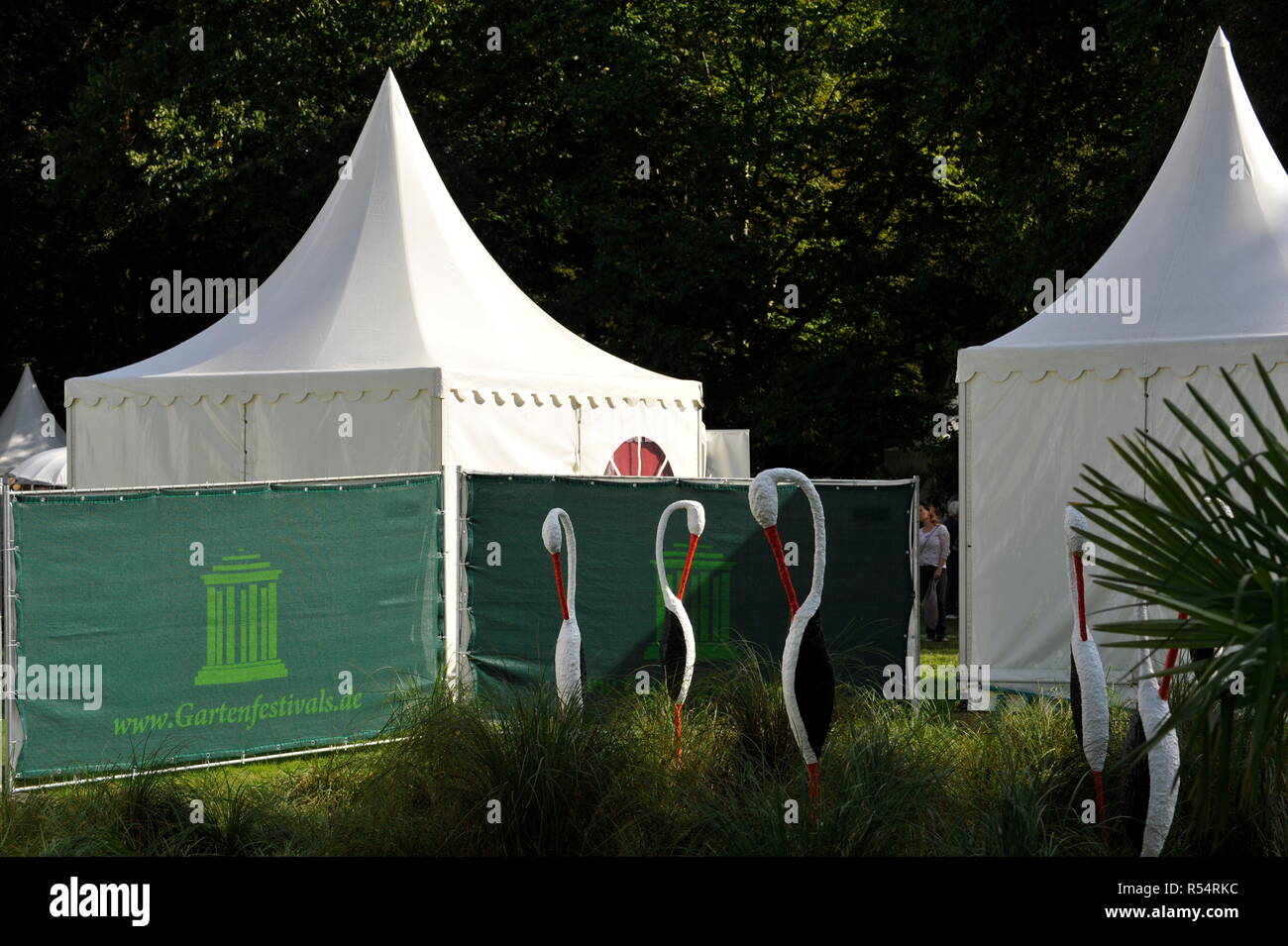 Evergreen Country Look in Herrenhausen Gardens Hanover Germany Stock ...