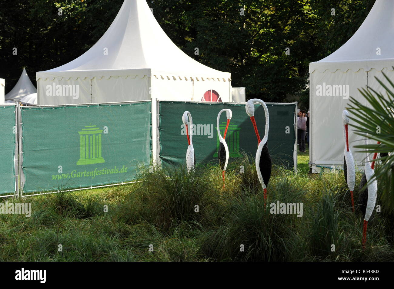 Evergreen Country Look in Herrenhausen Gardens Hanover Germany Stock ...