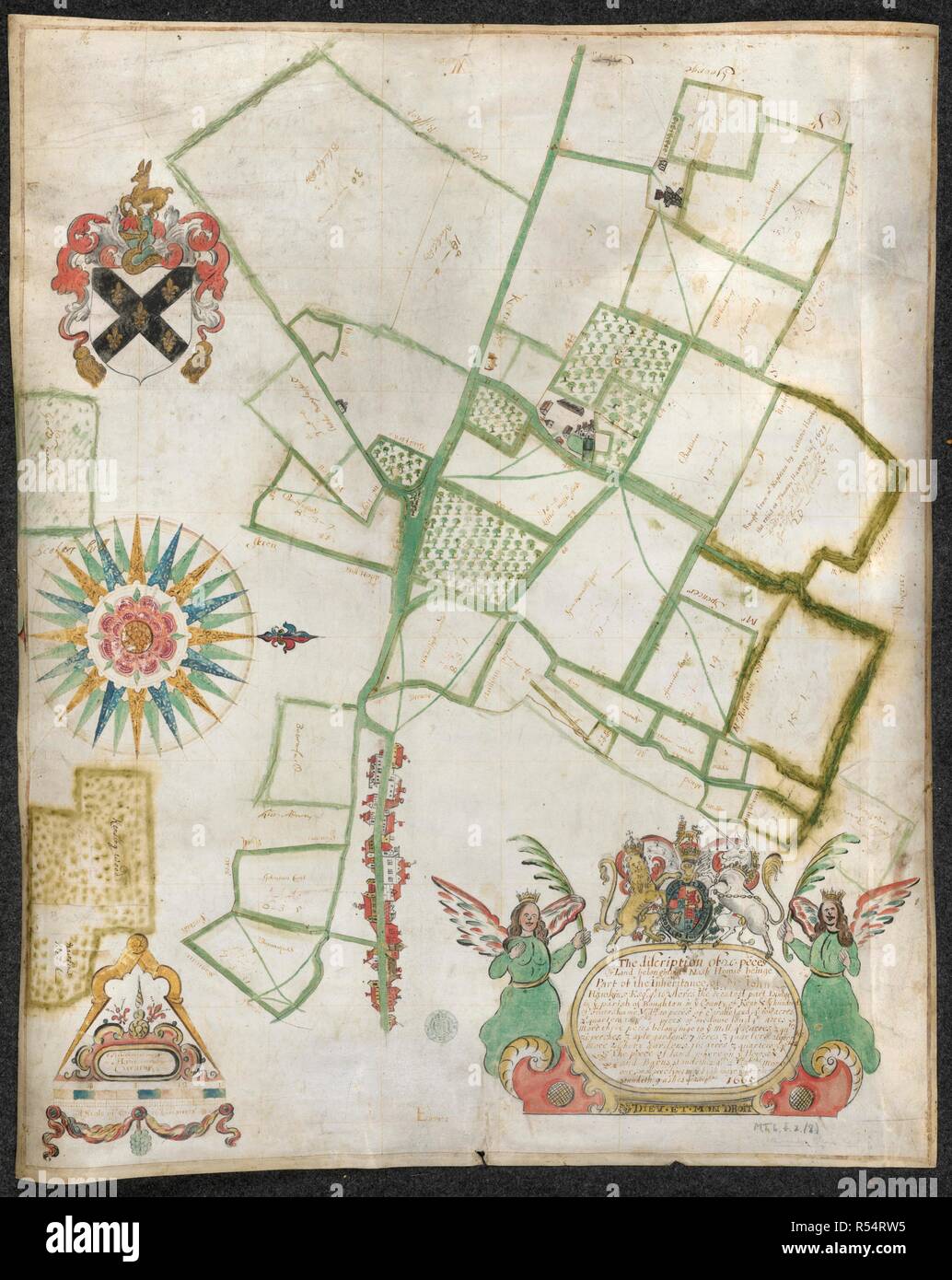 Land belonging to Nash Howse. The discription of 26 peces of land ...