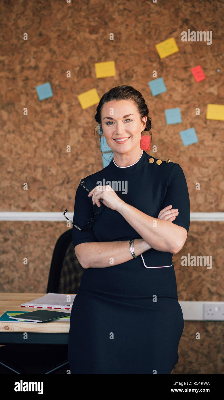 Portrait Of A Female Business Owner Stock Photo - Alamy