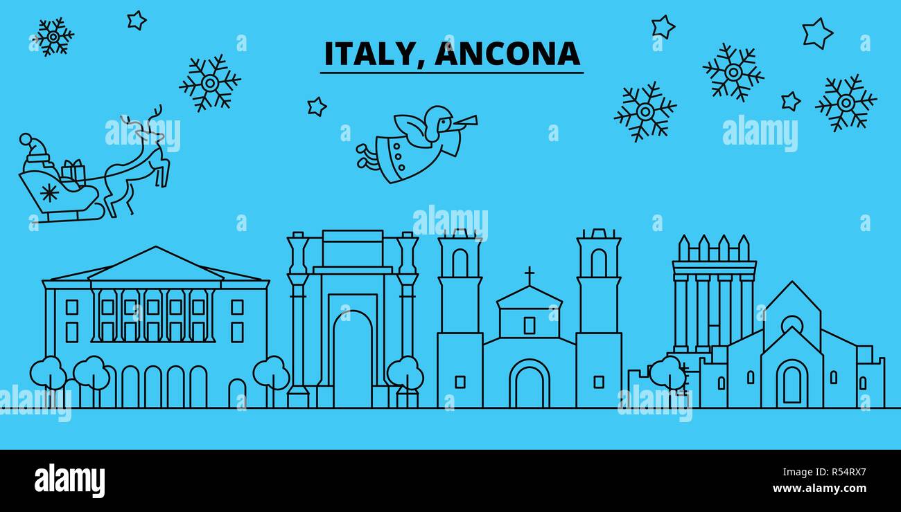 Ancona outline vector hi-res stock photography and images - Alamy