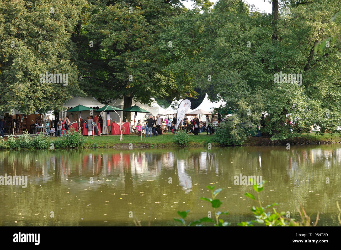 Evergreen Country Look in Herrenhausen Gardens Hanover Germany Stock ...