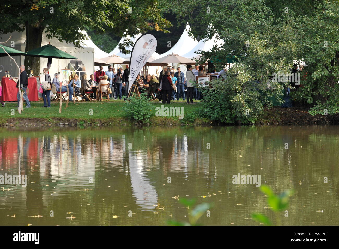 Evergreen Country Look in Herrenhausen Gardens Hanover Germany Stock ...
