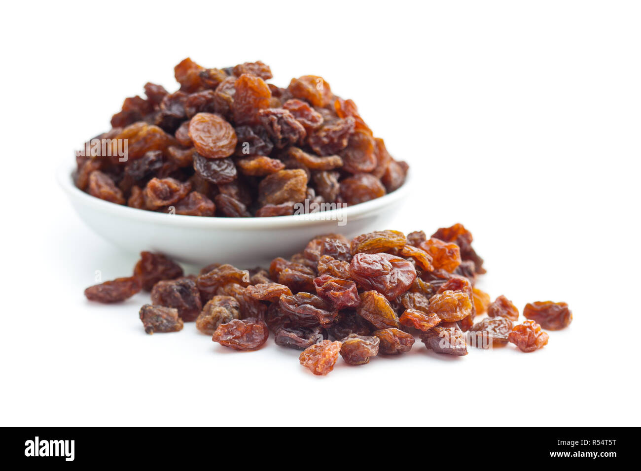 Dried red grape raisin Cut Out Stock Images & Pictures - Alamy