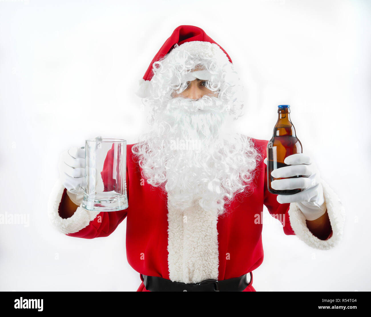 Santa beer hi-res stock photography and images - Alamy