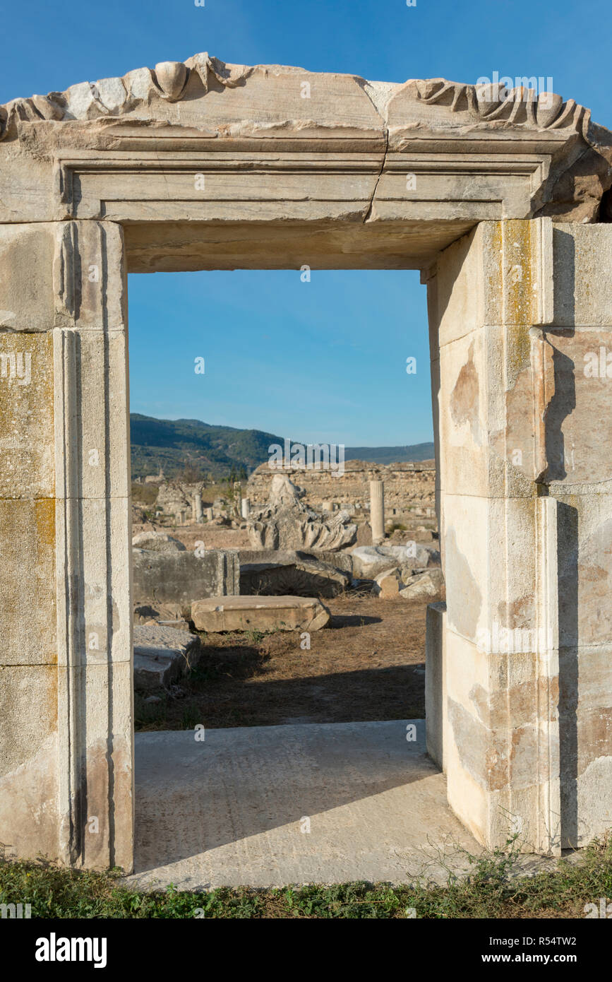 The ancient site of Magnesia on the Meander, located 19 km of Ephesus ...